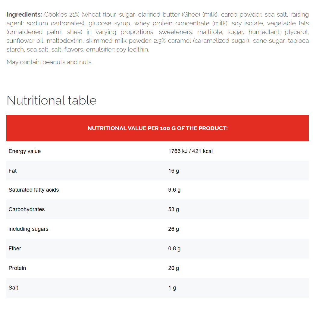 Protein Crisp Bar Cookies and Caramel GO ON Nutrition 50 грама